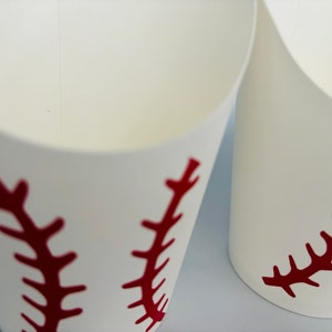 Baseball Party Snack Cups, Baseball Birthday Party Snack Cups, Baseball ...