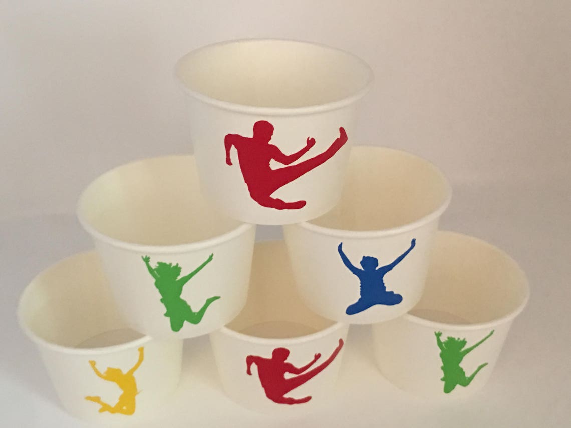 Jump Snack Cups Jump House Party Cups Jump Birthday Party | Etsy