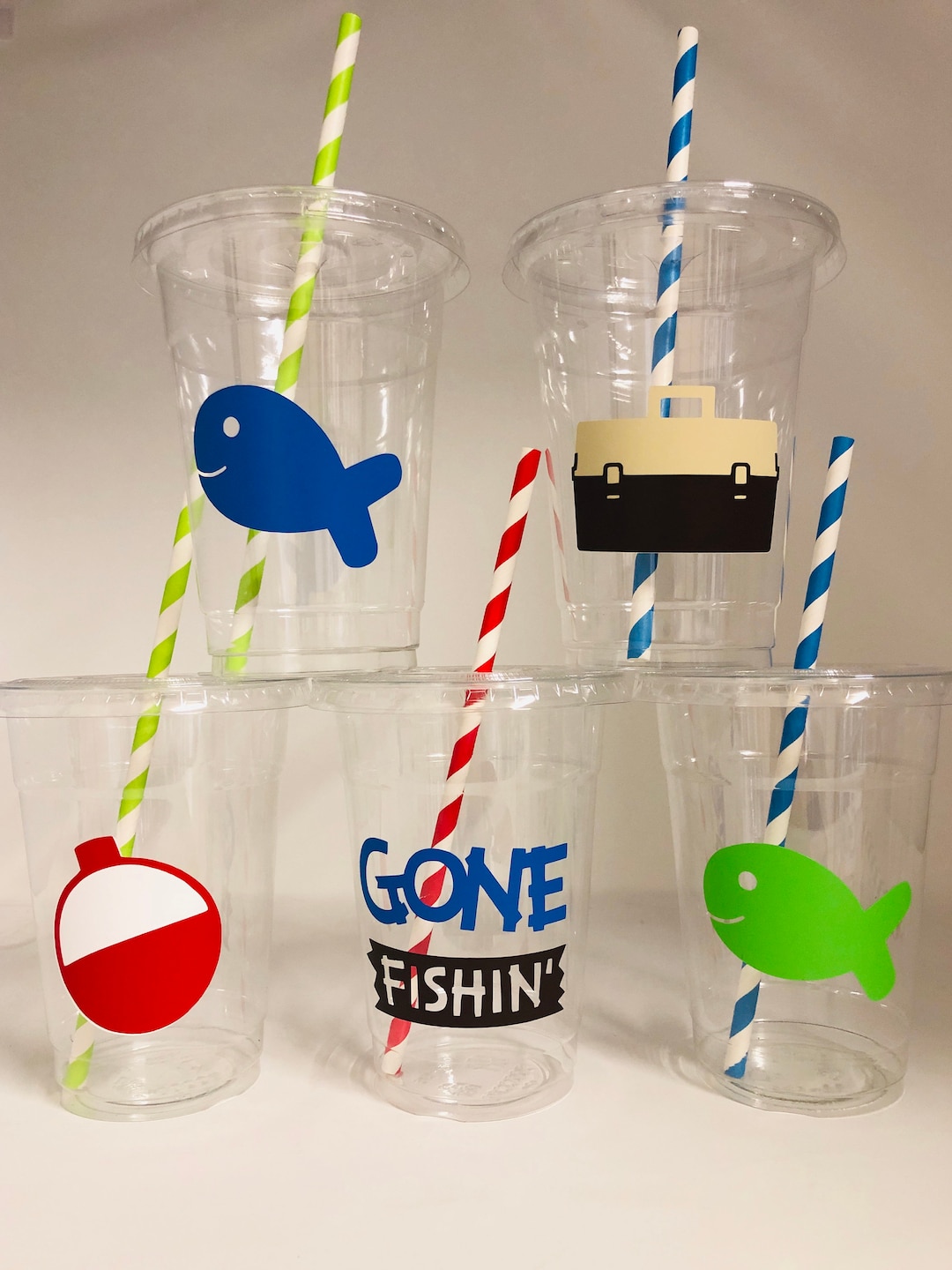 Fishing Party Cups, Fish Party, Outdoor Party Cups, Fishing Baby Shower ...