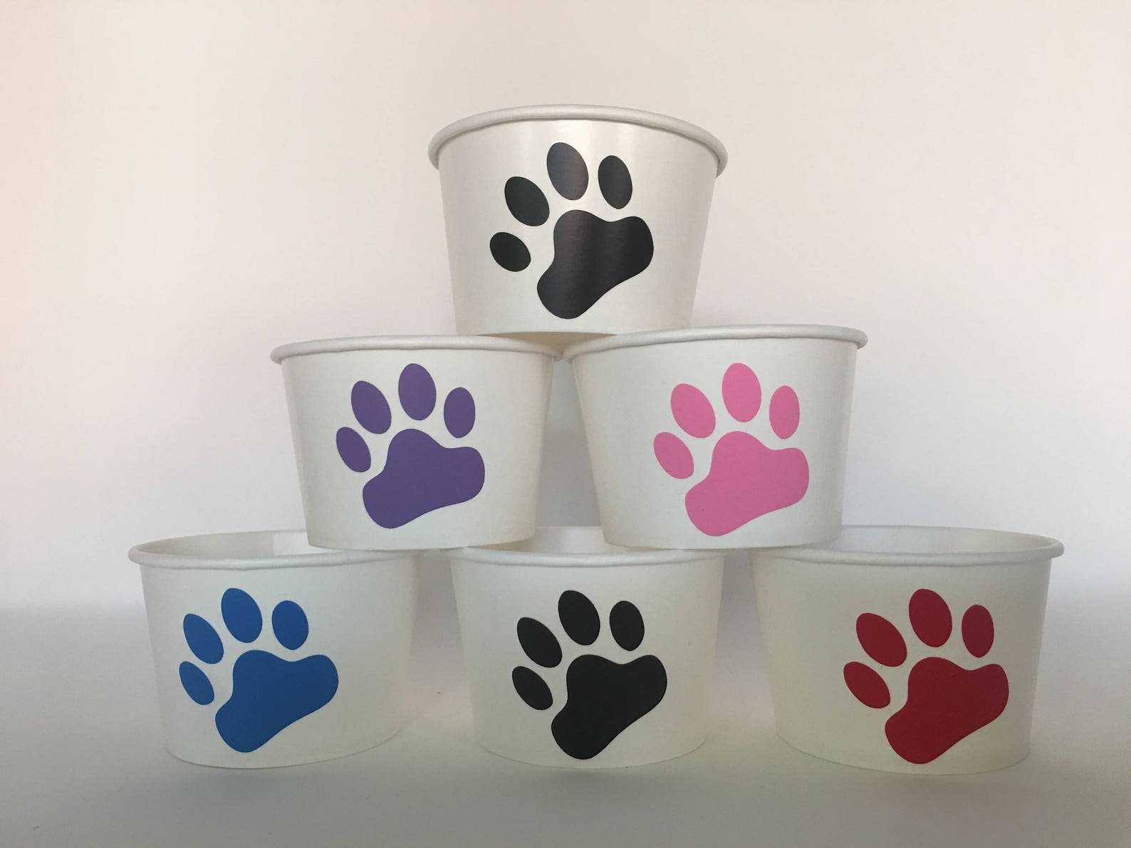 Puppy Party Snacks Cups, Dog Party Snack Cups, Puppy Birthday Party ...