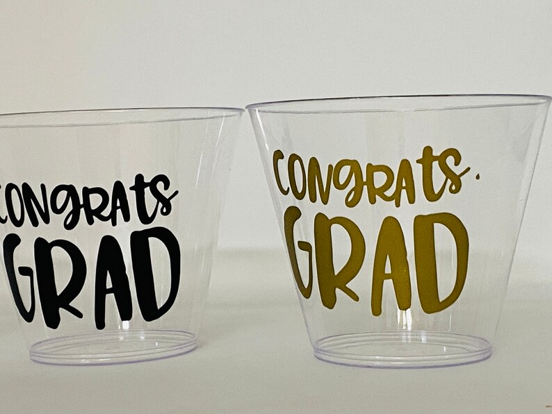 Graduation Party Cups High School Graduation Party - Etsy