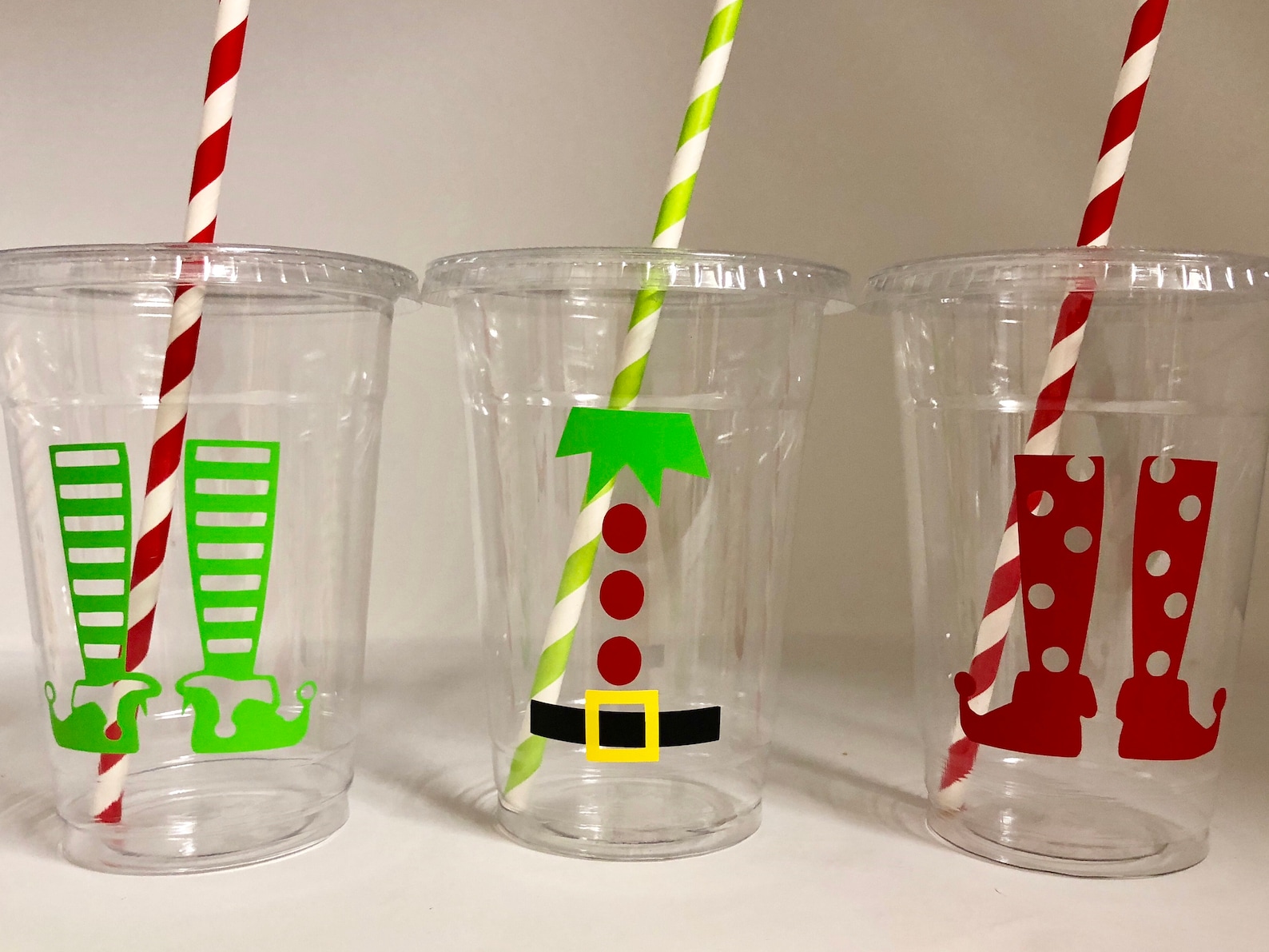 Elf Party Cups Elf Birthday Party Cups Christmas Party Cups - Etsy