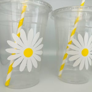 Daisy Party Cups, Daisy Birthday Party Cups, Flower Party Cups, Daisy ...