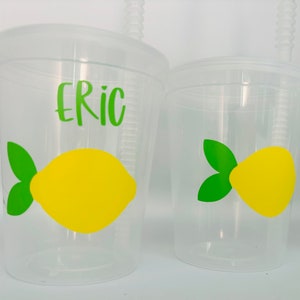 Lemon Party Cups, Citrus Cups, Lemon Birthday Party, Lemon Baby Shower ...
