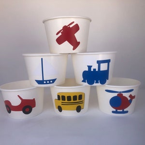 Things That Go Party Cups, Transportation Party Cups, Things That Go ...