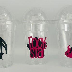 Rock Star Party Cups, Rockstar Party Cups, Rock Star Party Favors ...