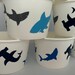 Shark Party Snack Cups, Shark Birthday Party Snack Cups, Shark Baby ...