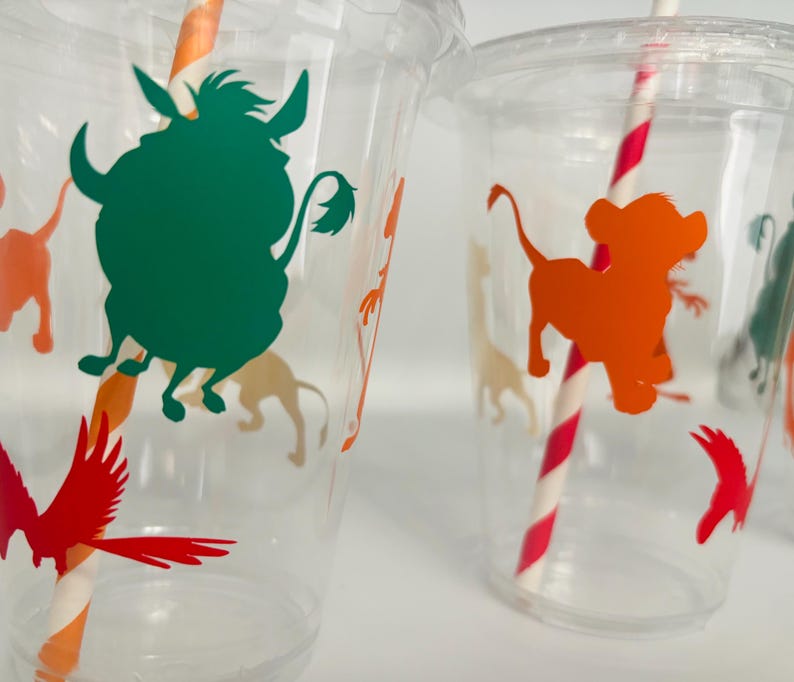 Lion King Party Cups, Lion King Birthday Party, Lion King Party Favors ...