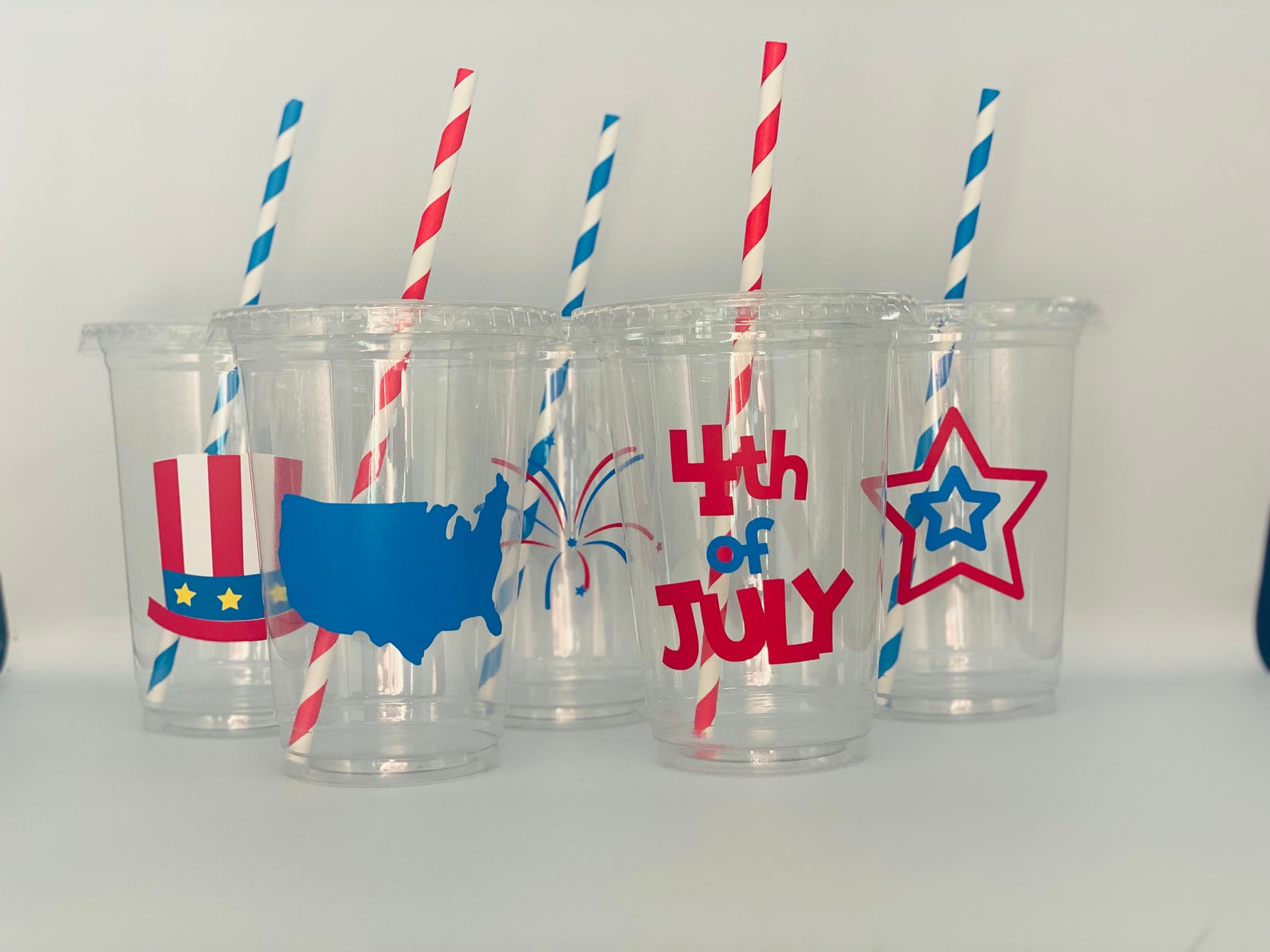 4th of July Party Cups Fourth of July Party Cup Independence - Etsy