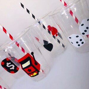 Casino Party Cups, Casino Birthday Party, Las Vegas Party, Poker Party ...