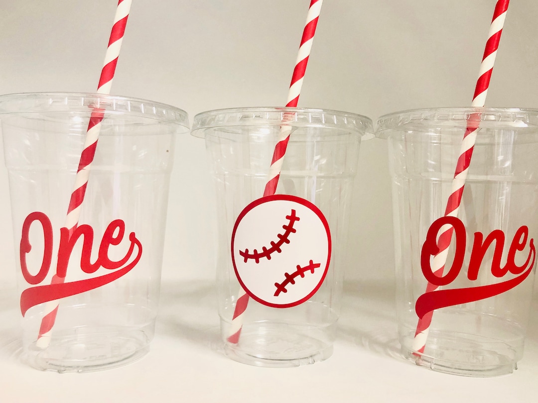 Baseball Party Cups,baseball Birthday, Rookie of the Year,first ...