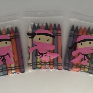 Ninja Party Favors, Ninja Birhtday Party Favors, Girl Ninja Party, Pink ...