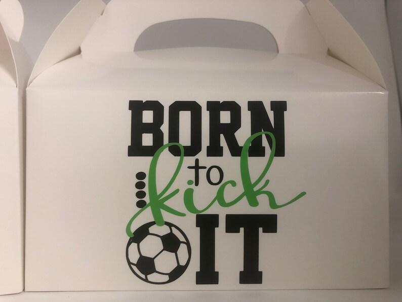 Soccer Party Favor Boxes, Soccer Birthday Party Favor Box, Soccer Party ...