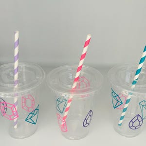 Gem Birthday Party Cups, Crystal Party, Diamond Party, She's a Gem ...