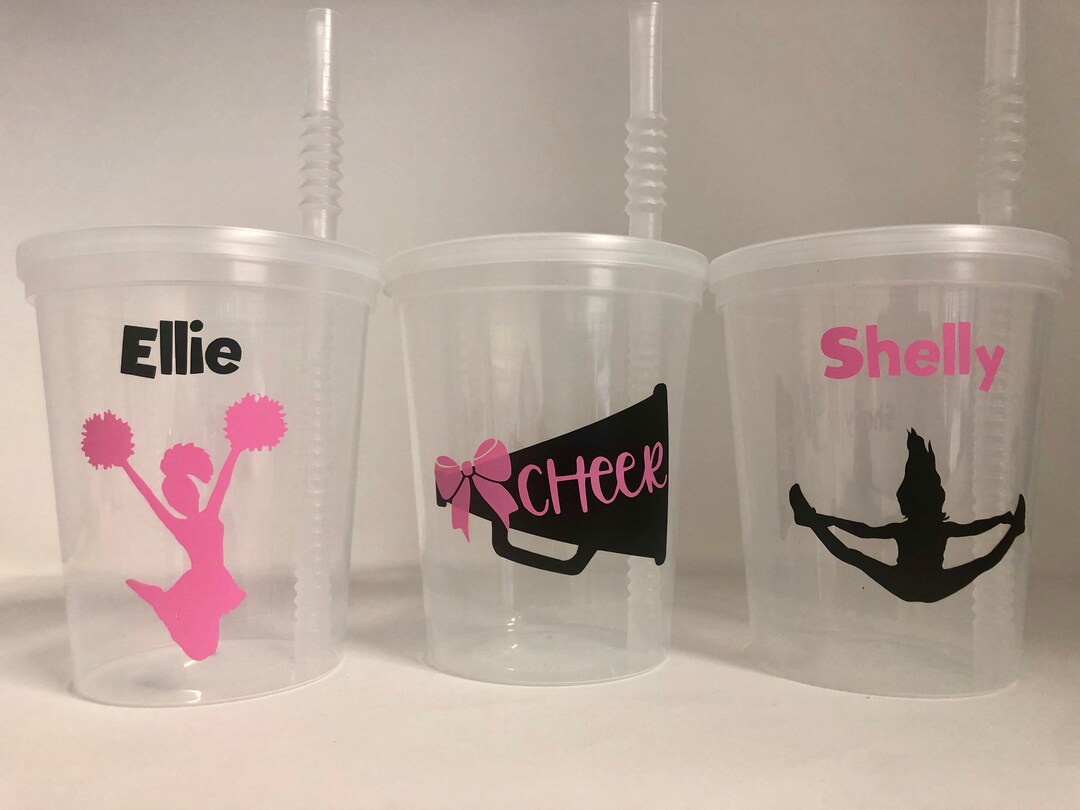 Cheer Party Cups, Cheer Birthday Party Cups, Cheer Squad Favors, Cheer ...