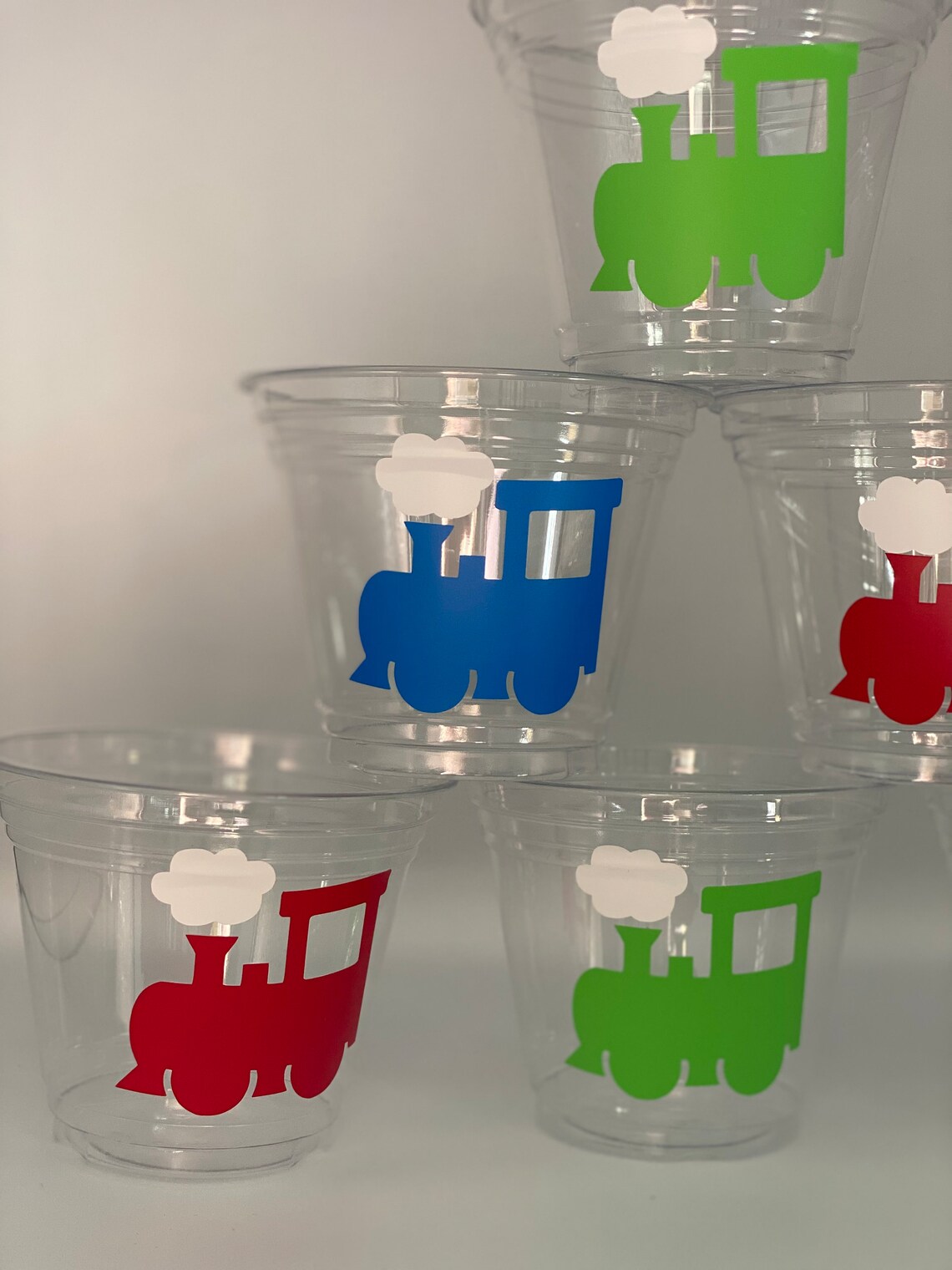 Train Party Cups Train Birthday Party Train Baby Shower - Etsy