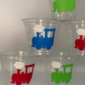 Train Party Cups Train Birthday Party Train Baby Shower - Etsy