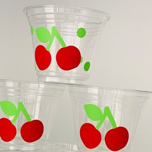 Cherry Party Cups, Cherry Birthday Cups, Cherry Baby Shower Cups ...
