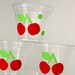 Cherry Party Cups, Cherry Birthday Cups, Cherry Baby Shower Cups ...