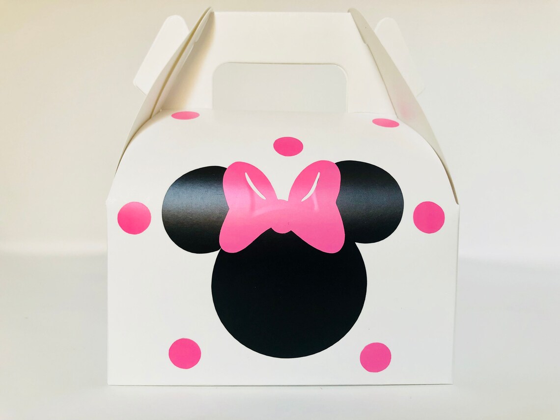 Minnie Party Favor Boxes, Minnie Favor Boxes, Minnie Birthday Party ...