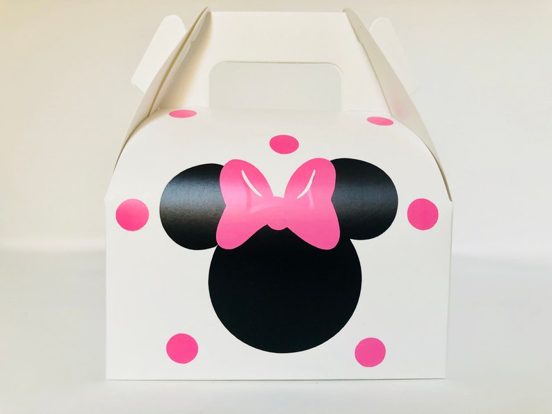 Minnie Party Favor Boxes Minnie Favor Boxes Minnie Birthday - Etsy
