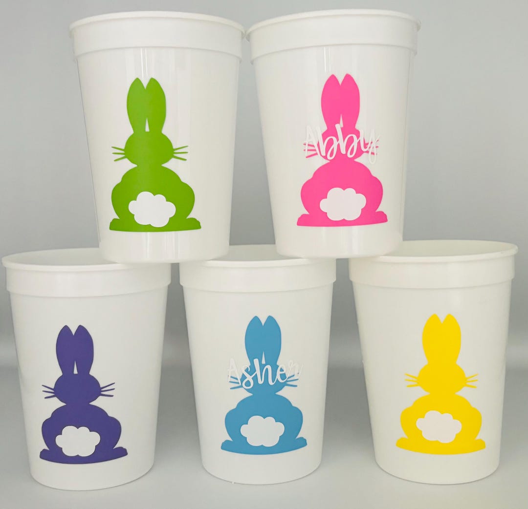 Easter Party Cups, Bunny Party Cups, Easter Bunny Party, Egg Hunt ...