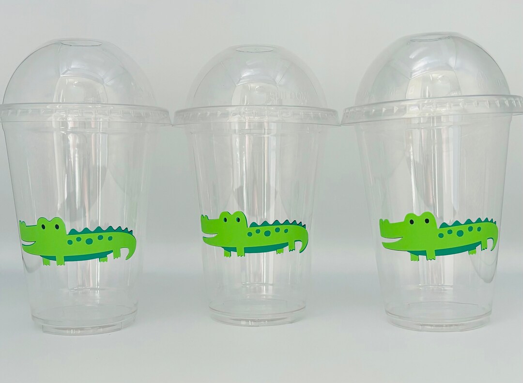 Alligator Party Cups, Alligator Birthday Party Cups, Alligator Baby ...
