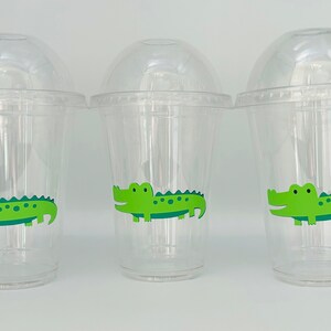 Alligator Party Cups, Alligator Birthday Party Cups, Alligator Baby ...