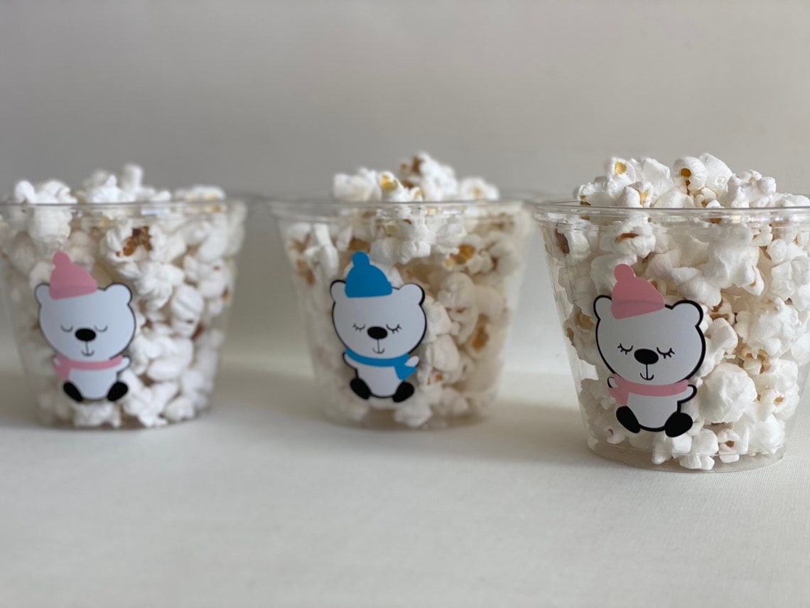 Polar Bear Party Cups Polar Bear Birthday Party Polar Bear - Etsy