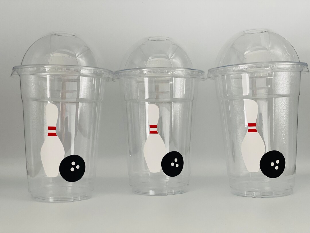 Bowling Party Cups, Bowling Birthday Party Cups, Bowling Baby Shower ...