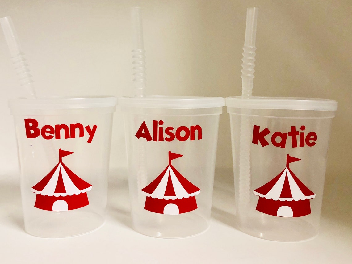 Circus Party Favors Circus Party Cups Reusable Circus Party | Etsy