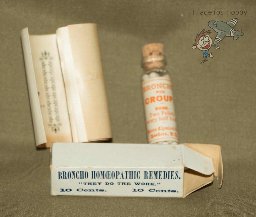 Antique Circa 1900 Bronx Chemical Co Broncho Homeopathic Croup Remedy ...