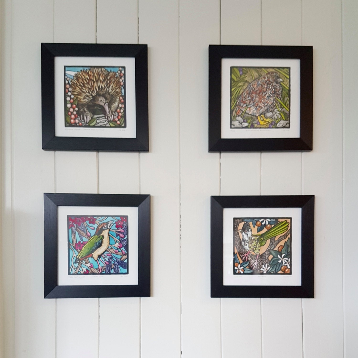 ORIGNAL LINOPRINT LINOCUT Hand Painted Lino Print Australian - Etsy