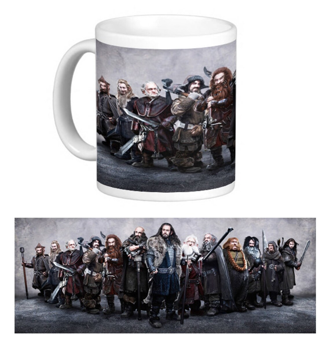 The Hobbit Dwarves Mug. Lord of the Rings. Tolkien. - Etsy UK