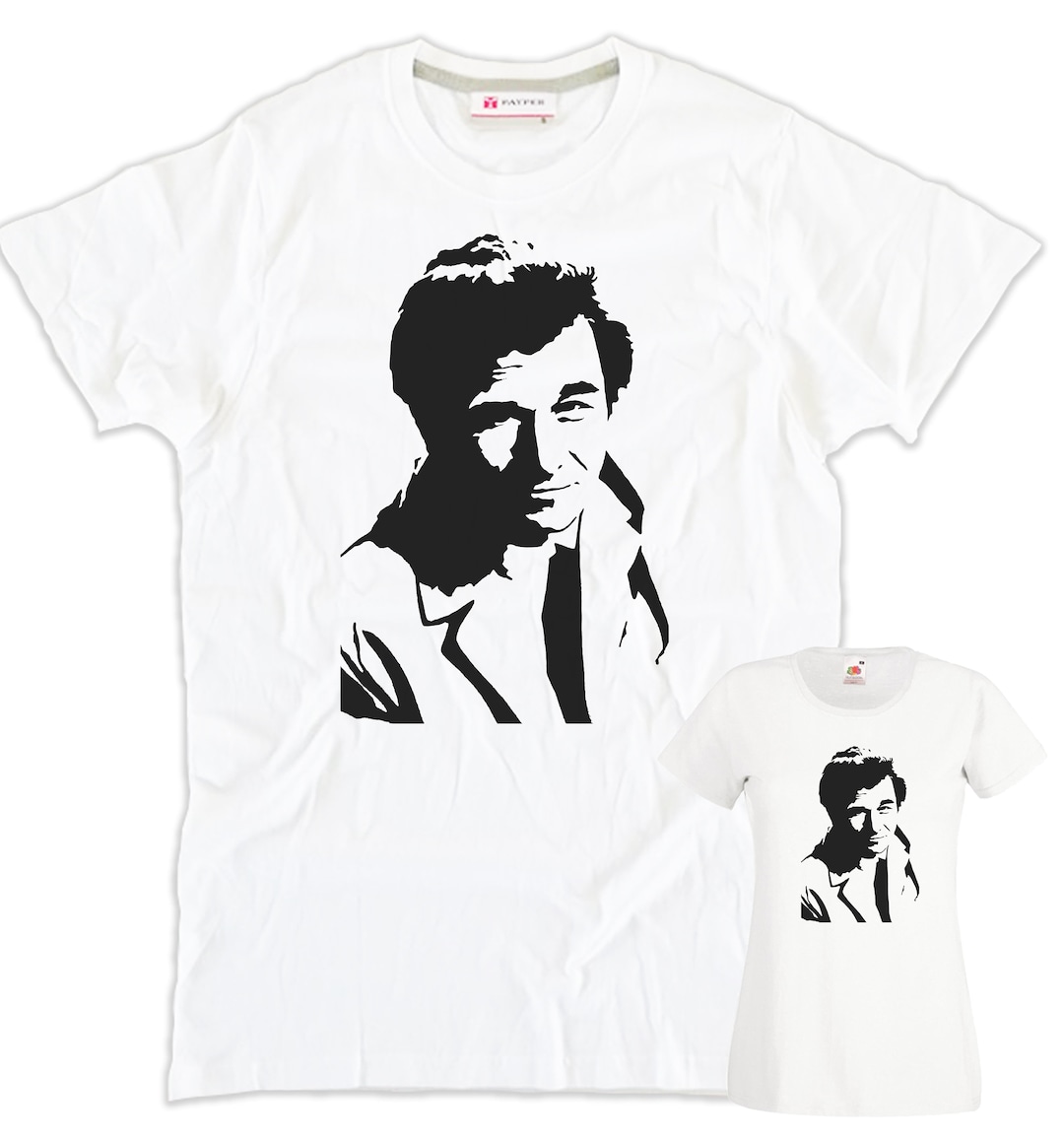 Columbo T-shirt Lieutenant Colombo Tv Series Man White Woman - Etsy ...