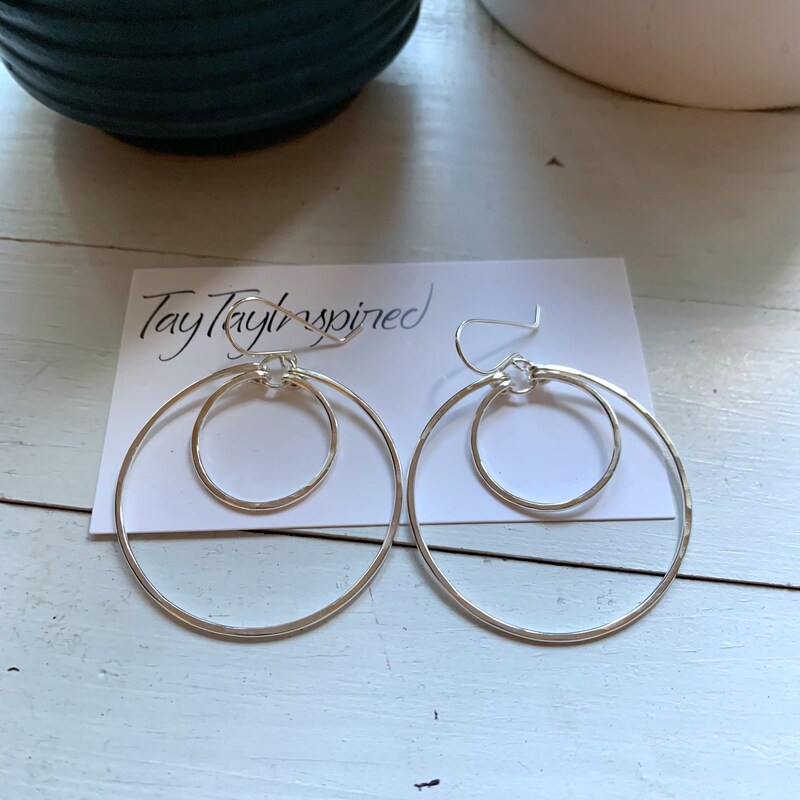 Double Hoop Earrings - Etsy