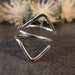 Gold Filled Boho Ring Geometric Wrap Ring Open Ring for - Etsy