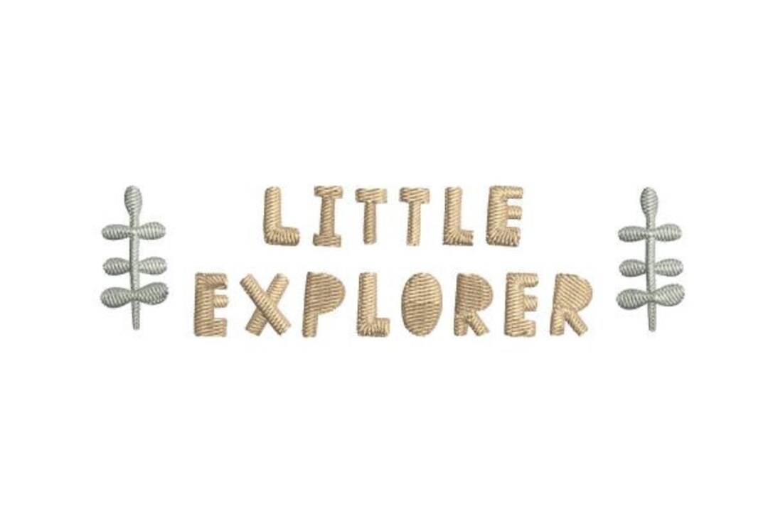 Embroidery File -little Explorer - Embroidery File Design - Instant ...