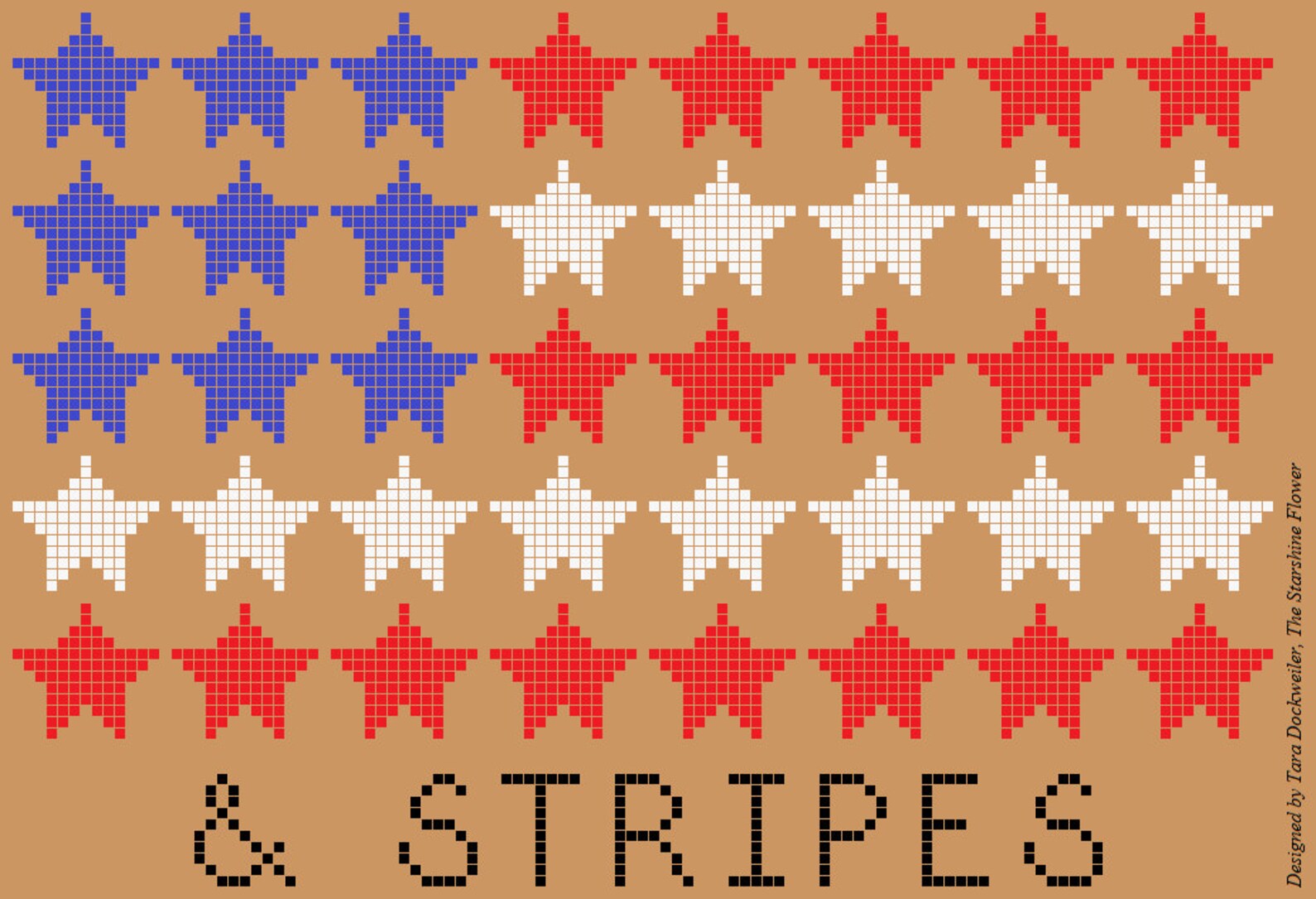 PATTERN Stars and Stripes (fourth of July) PDF -- Instant Download - Etsy