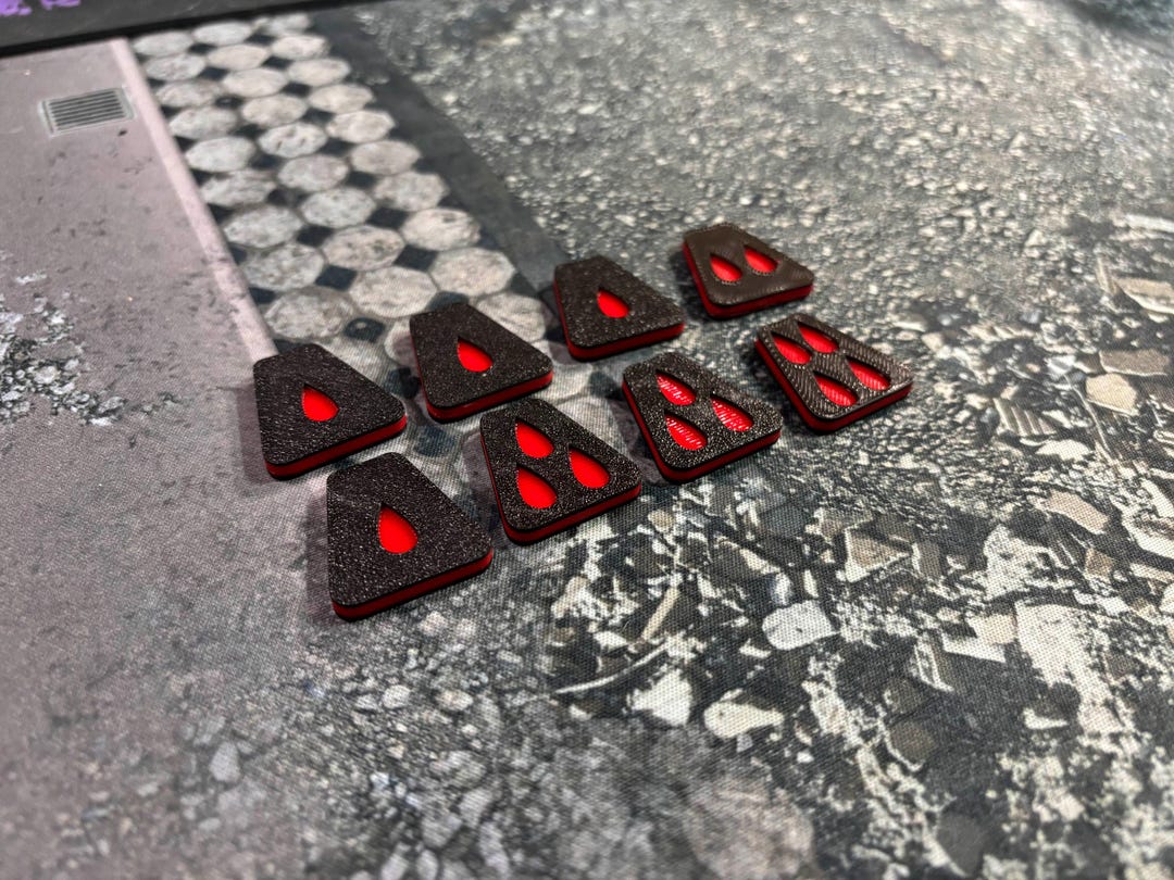 Wound Tracker Tokens, Double Sided - Etsy
