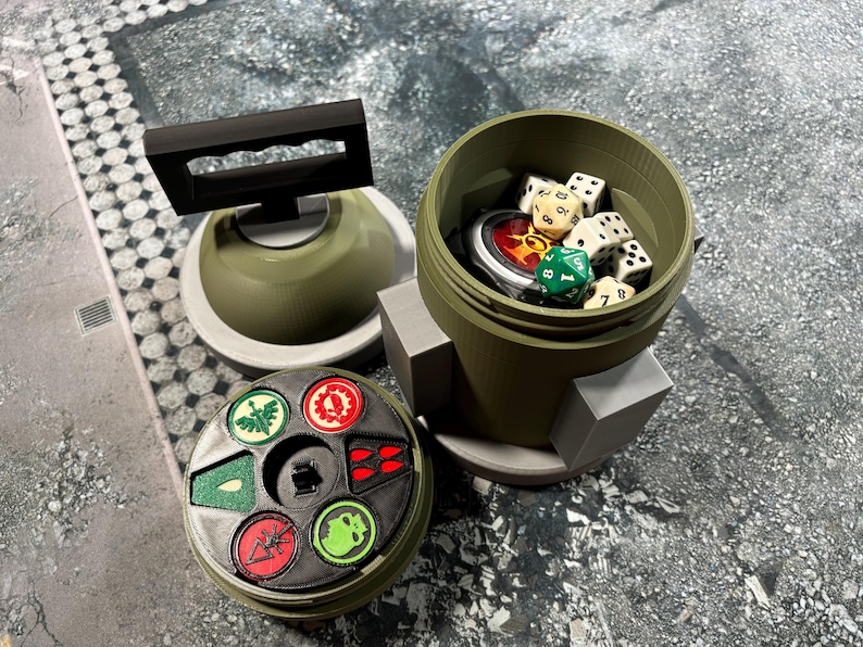 Big Bomb Dice and Token Holder - Etsy