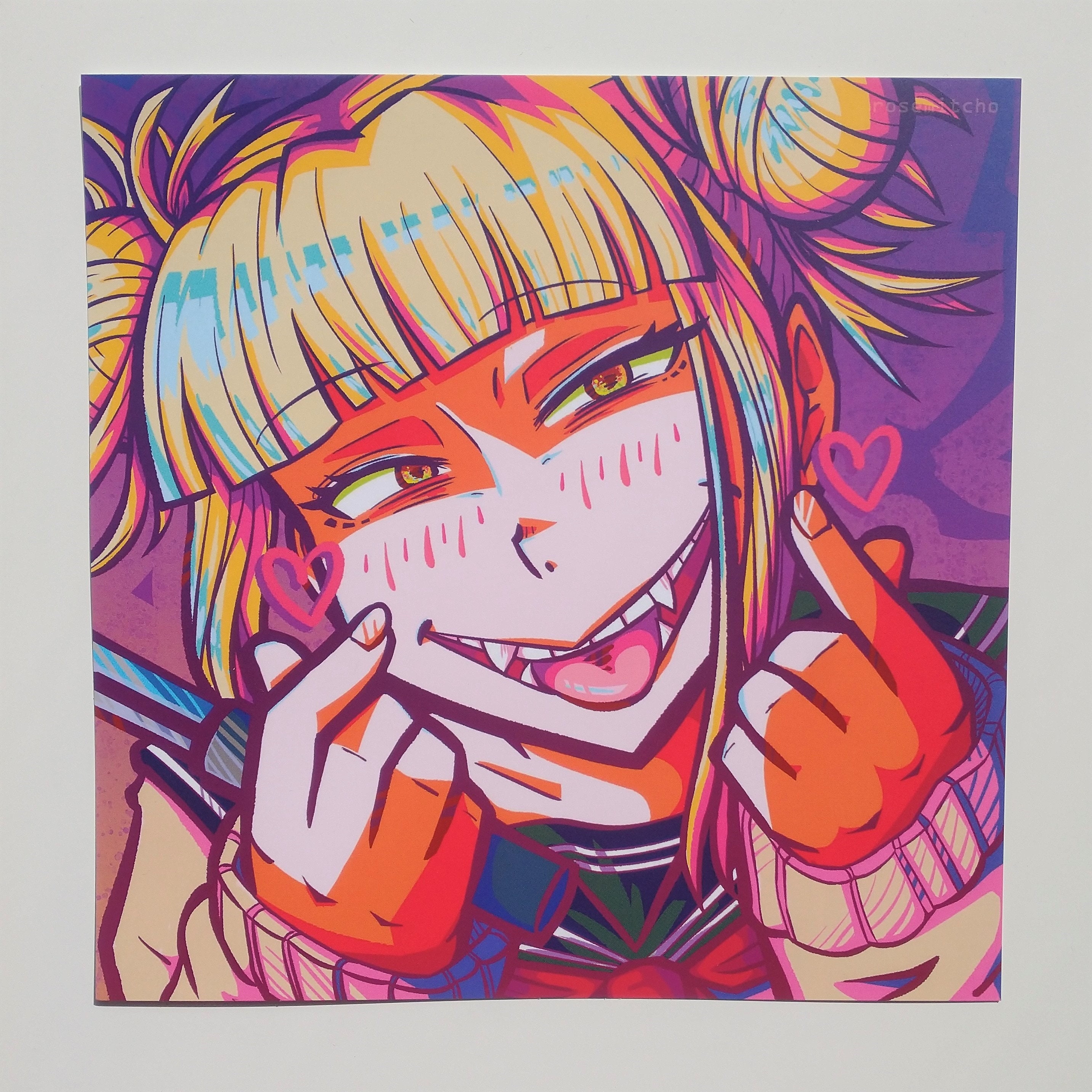 My Hero Academia Toga Himiko MHA BNHA 210mm X 210mm Square Print - Etsy UK