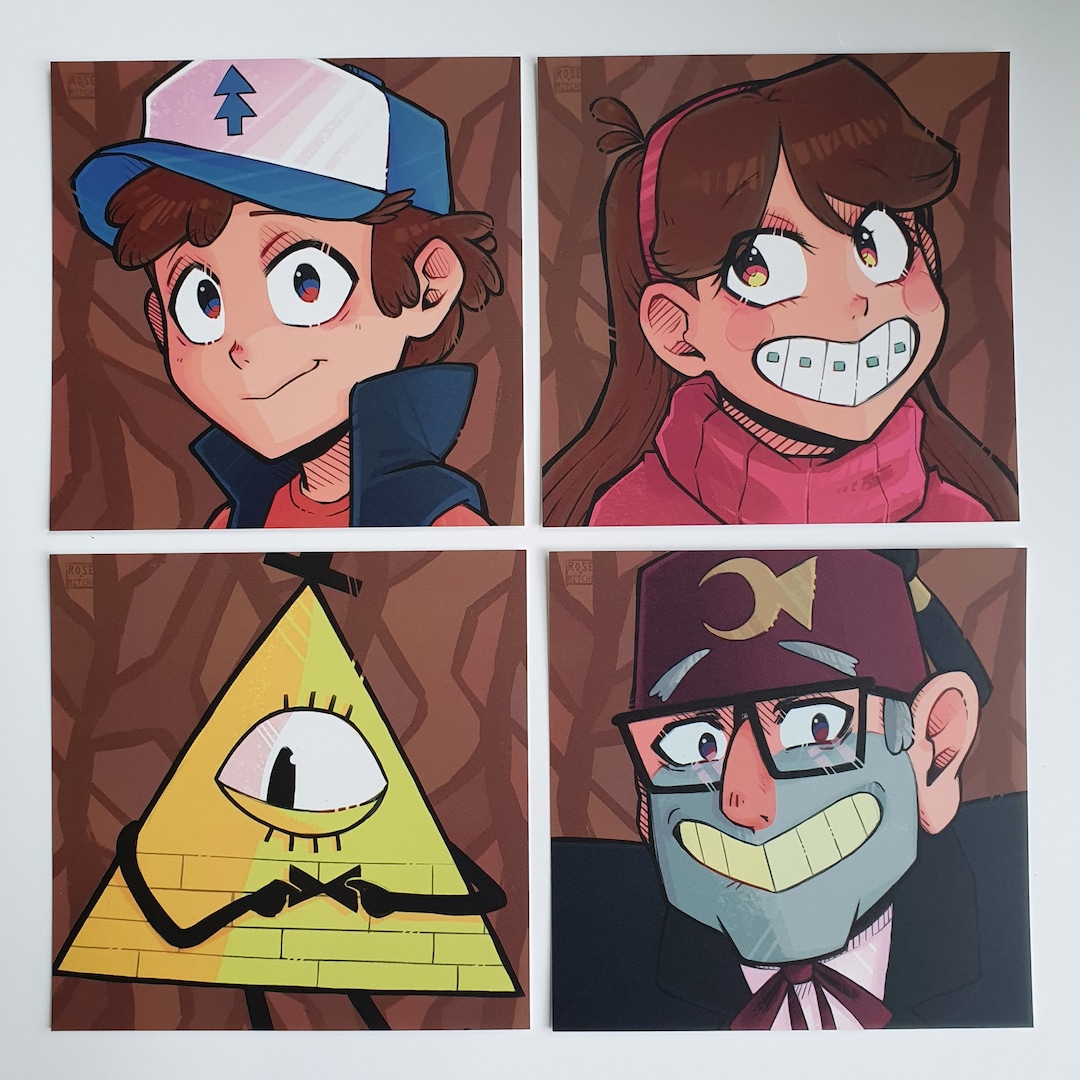 Gravity Falls Dipper Pines Mabel Pines Grunkle Stan Bill Cypher 120mm X ...
