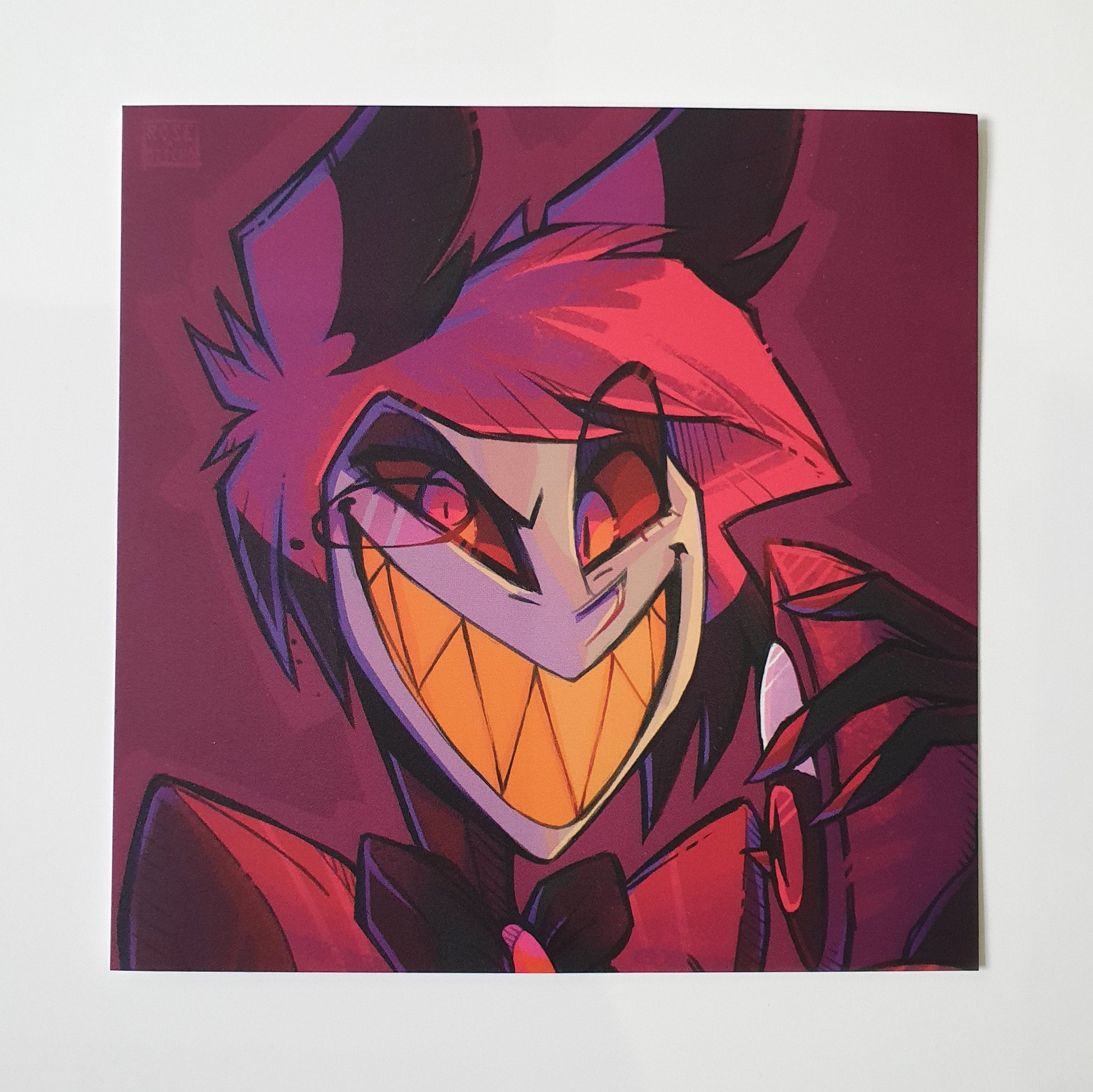 Hazbin Hotel Art Alastor Charlie Lucifer Angel Dust Husk Vaggie Nifty ...