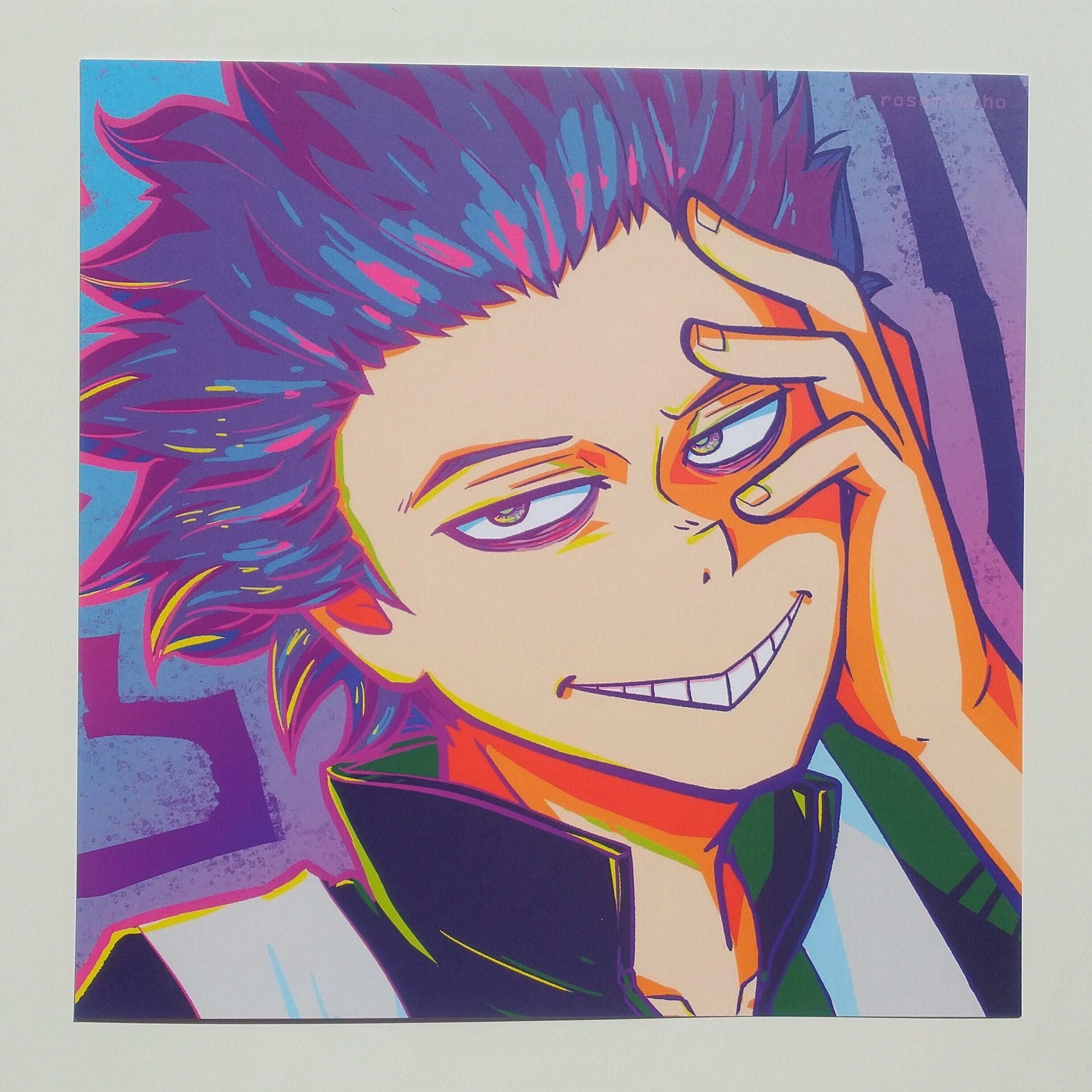 My Hero Academia Shinso Hitoshi MHA BNHA 210mm X 210mm Square Print ...