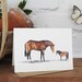 Horse and Pony Greetings Card - Etsy