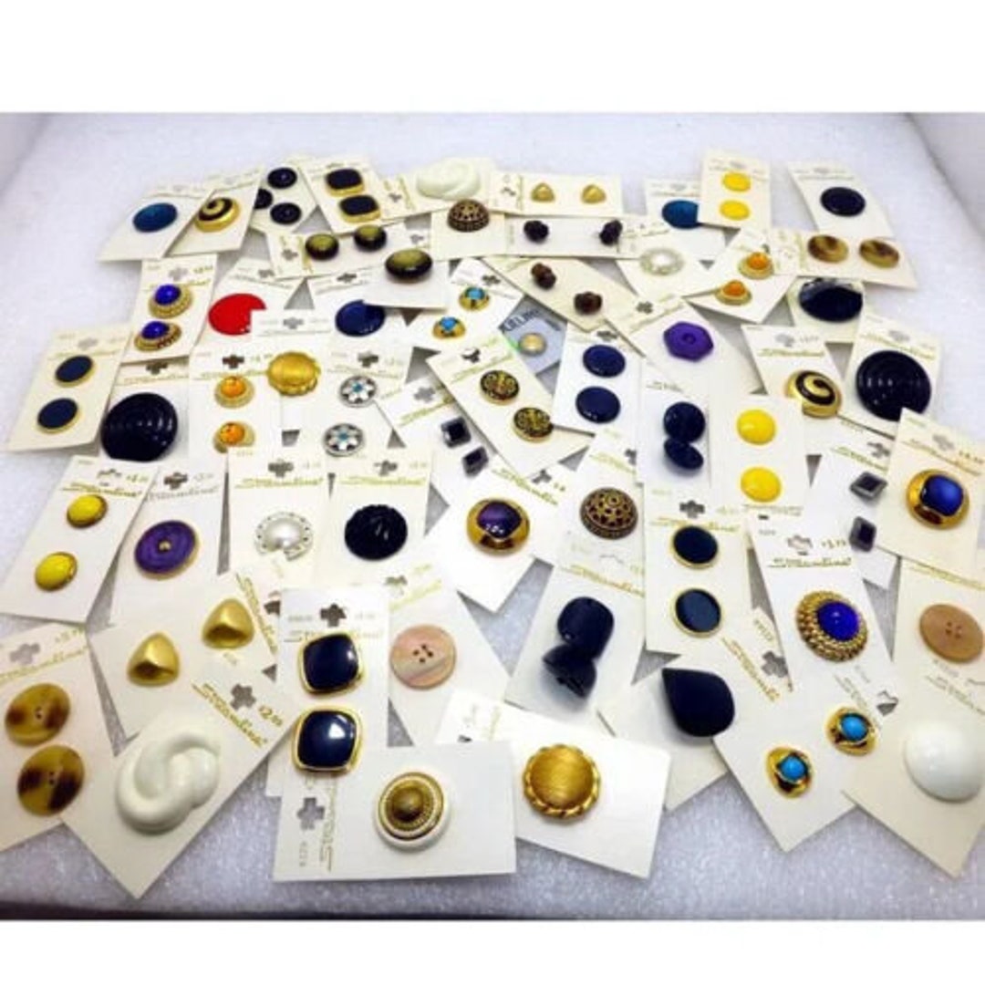 Large Vintage Button Lot Unused Old Stock Sewing Collection - Etsy