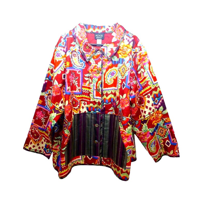 Silk Florals Jackets - Etsy