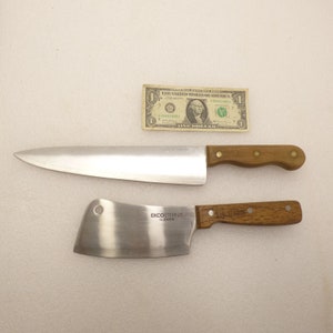 9 Ekco Forge Eterna Knives Kitchen Chef Butcher Cleaver Paring Filet ...