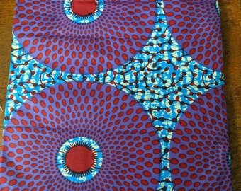 Vintage Belldam Dutch African Wax Veritable Hollandais 6 Yard Fabric ...